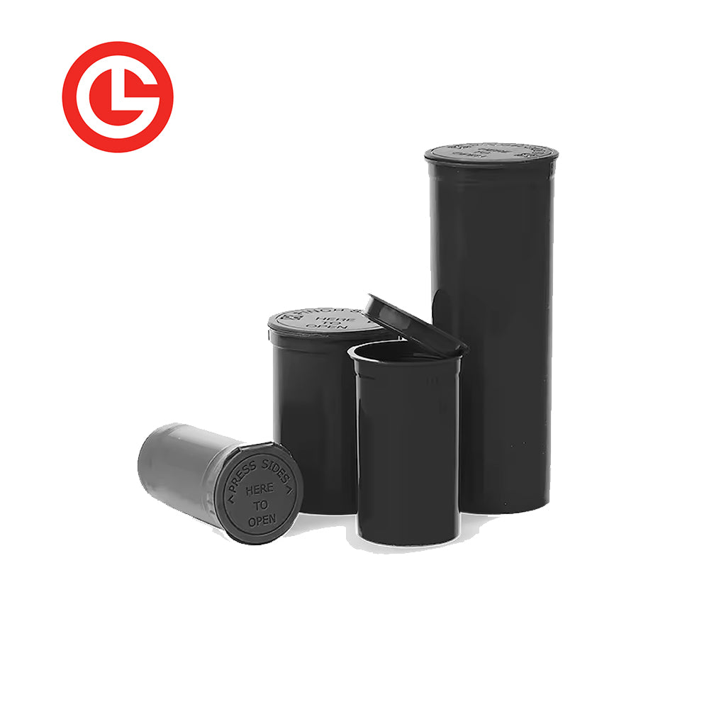 GLS Pop Top Dram Containers - Gray Line Supply